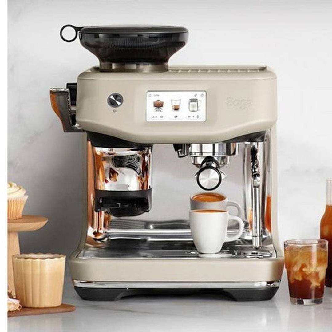 Sage Barista Touch Impress Automatic Coffee Machine Almond Nougat | SE